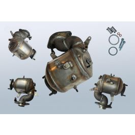 Diesel particulate filter TOYOTA Corolla 1.4 D-4D (E180) 1NDTV
