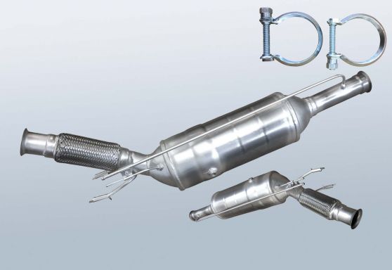 Diesel Particulate Filter PEUGEOT 308 CC 2.0 HDI 136 (4B) RHD