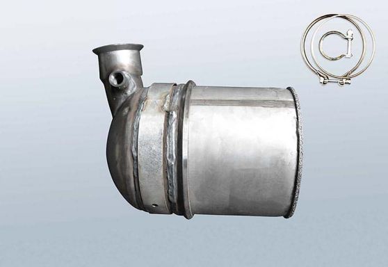 Diesel Particulate Filter PEUGEOT 208 1.4 HDi DV4C, DV4C_8HP, DV4C_8HR